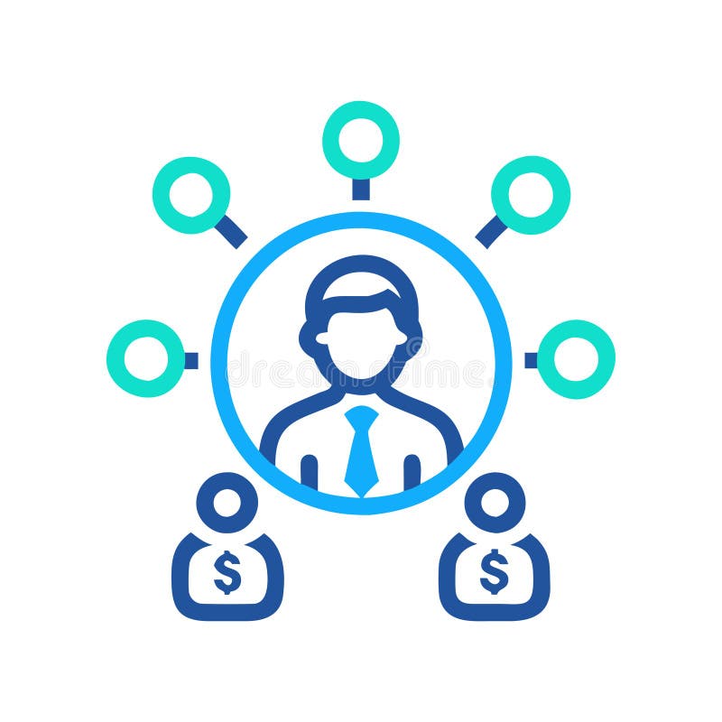 Professional Shareholder Management Icons Stock Vector - Illustration ...