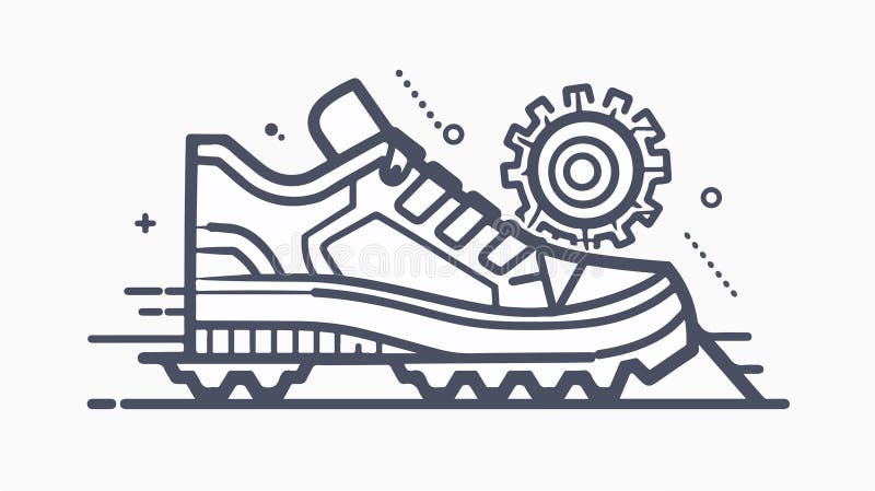 Professional Shoe Gear Icon with Progress Bar for Efficiency in ...