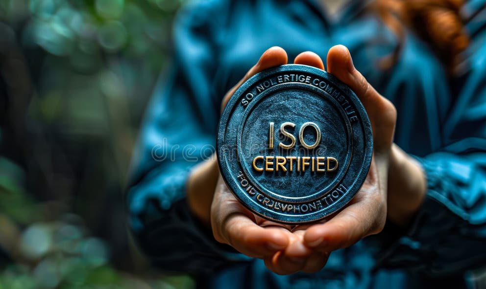 Professional Showcasing ISO Certification Emblem As a Commitment To ...