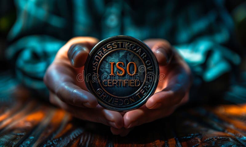 Professional Showcasing ISO Certification Emblem As a Commitment To ...