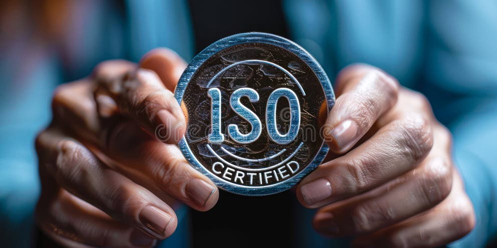 Professional Showcasing ISO Certification Emblem As a Commitment To ...