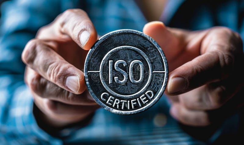 Professional Showcasing ISO Certification Emblem As a Commitment To ...