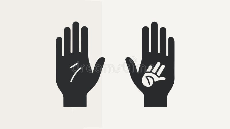 Professional Sign Language Icon for Disability Communication Usage ...