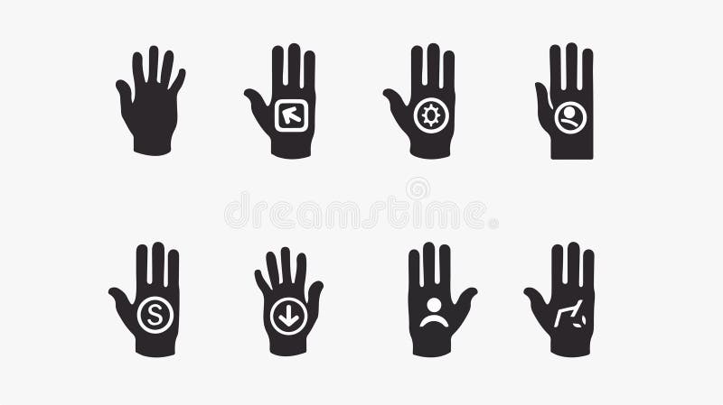 Professional Sign Language Icon for Disability Communication Usage ...