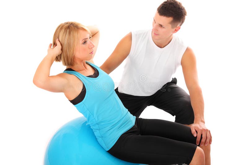 Professional sit-ups stock photo. Image of healthy, partner - 23829260