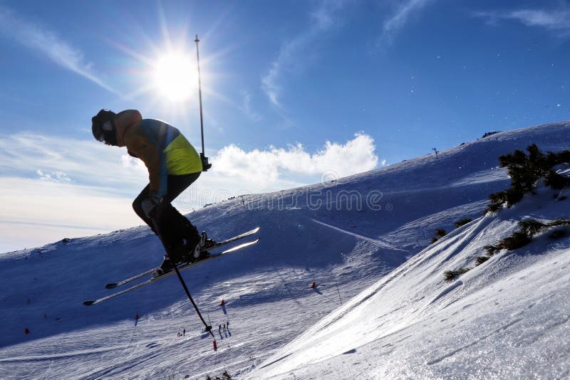 Flying Teenager in Sun Light Stock Image - Image of acrobat, people ...