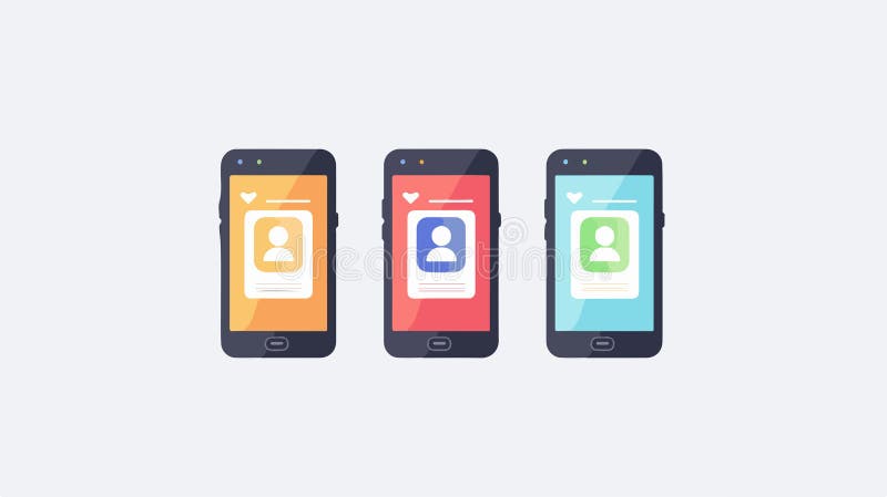 Professional Smartphone with Profile Outline for Modern Communication ...