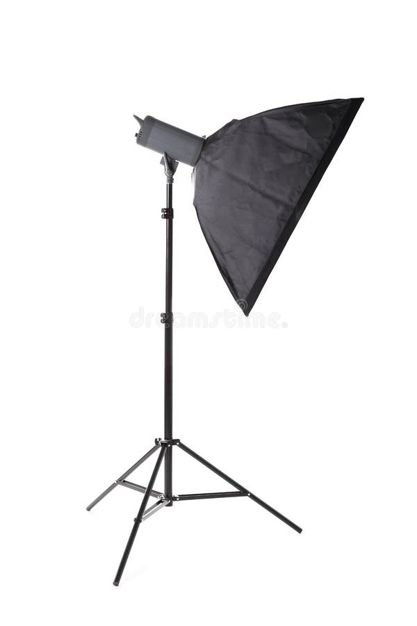 A Professional Softbox Isolated on a White Background. Professional ...