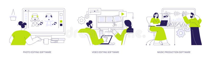 Professional Software for Creatives Abstract Concept Vector ...