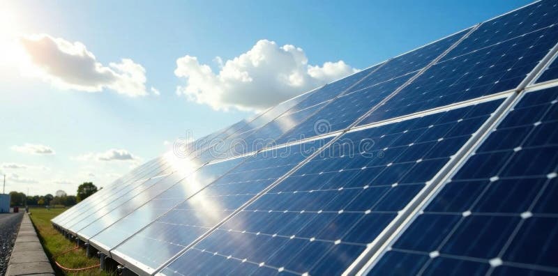 Professional Solar Panel Installation on Large Industrial Building ...