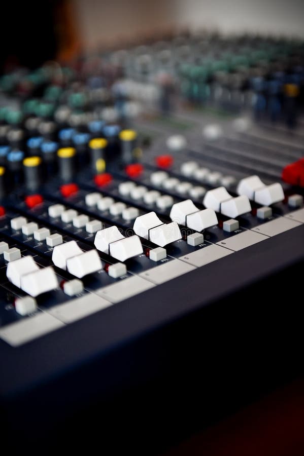 Professional sound mixer stock photo. Image of sound - 65592862