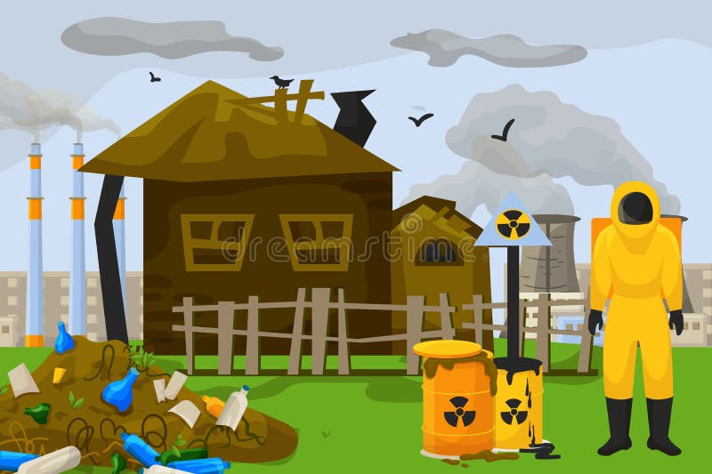 Nuclear Power Plant Accident Stock Illustrations – 388 Nuclear Power ...