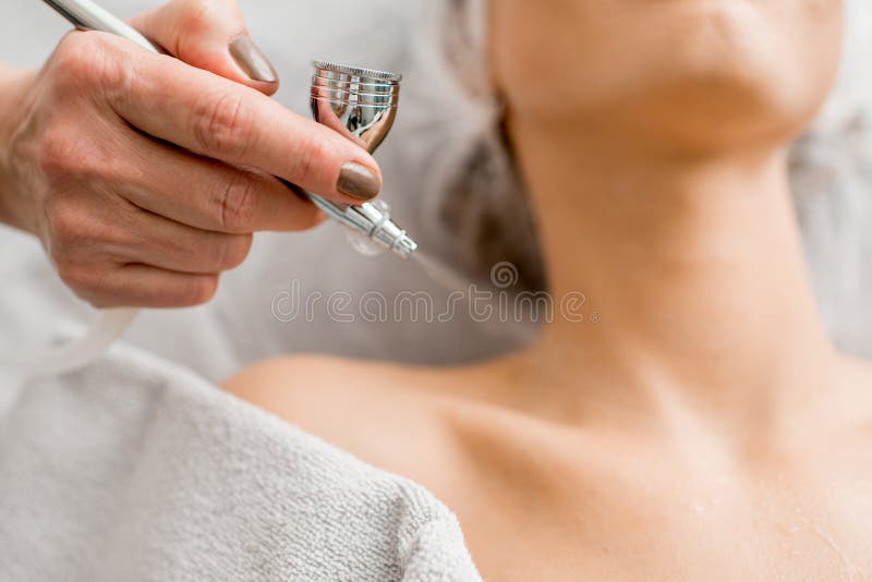 Splutter for Hydration Procedure Stock Photo - Image of procedure ...