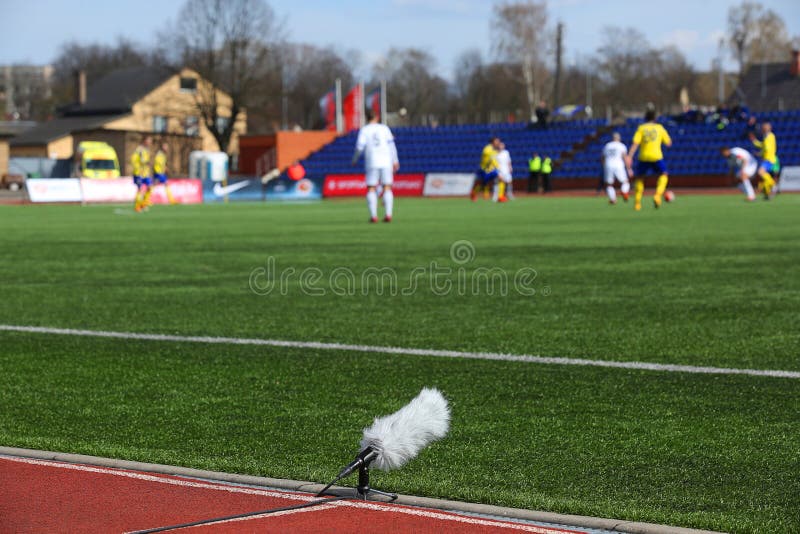 Professional Sport Microphone Stock Image - Image of communication ...