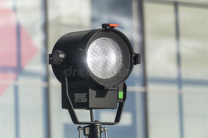 Professional spotlight stock image. Image of electronic - 177946563