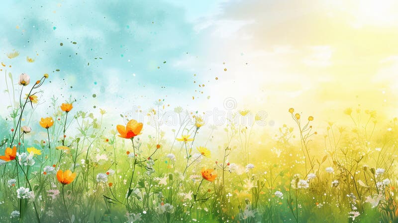Professional Spring and Summer Background. for Presentations and ...