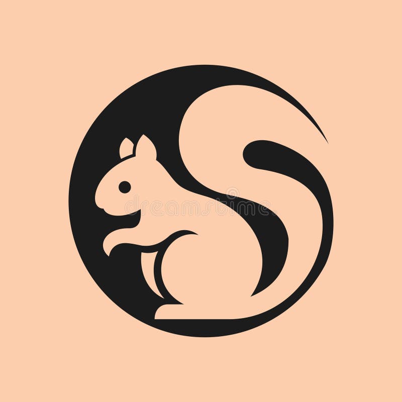 Professional Squirrel Logo Design Examples Stock Illustration ...