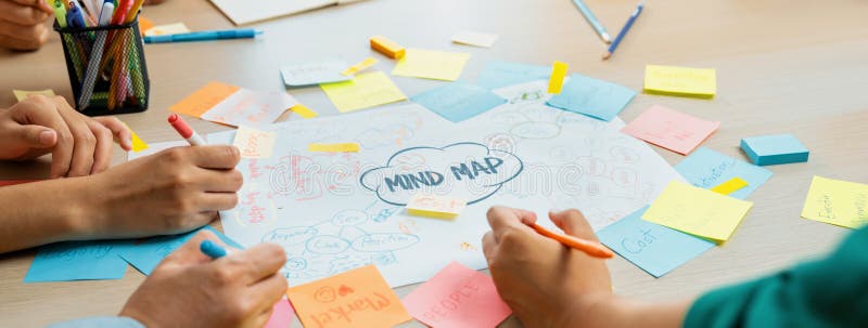 Professional Startup Group Share Marketing Idea by Using Mind Map ...