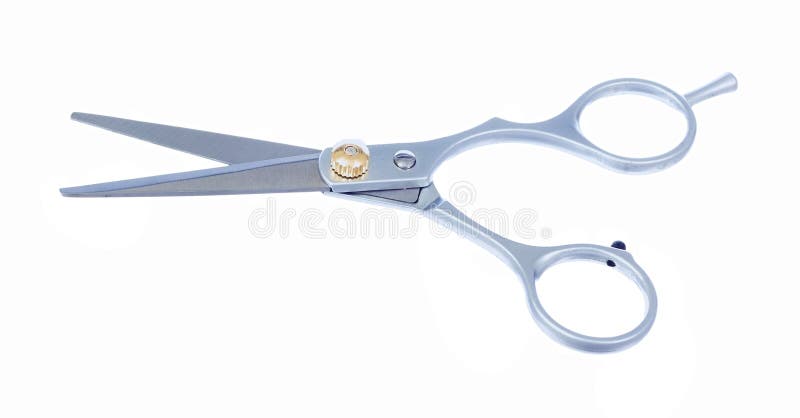 Professional Barber Scissors. Stock Photo - Image of fashion, object ...