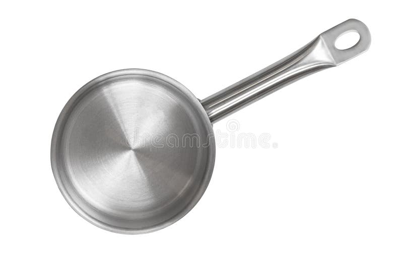 Professional steel pan stock image. Image of grey, cook - 254681939