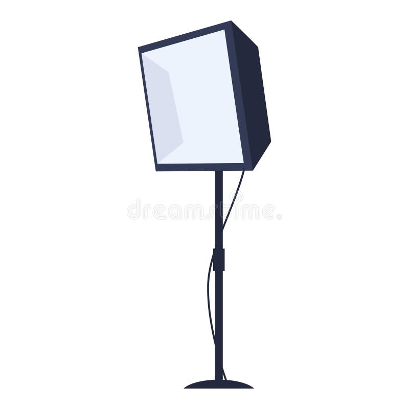 Professional Studio Lighting Equipment Standing on Tripod Stock ...
