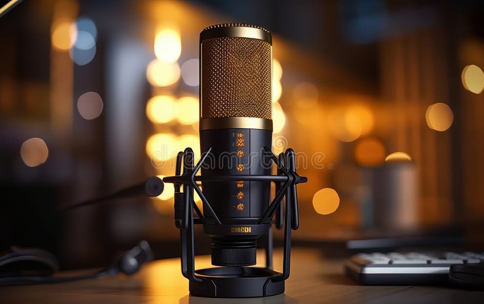 Professional Studio Microphone. Created by Generative Artificial ...