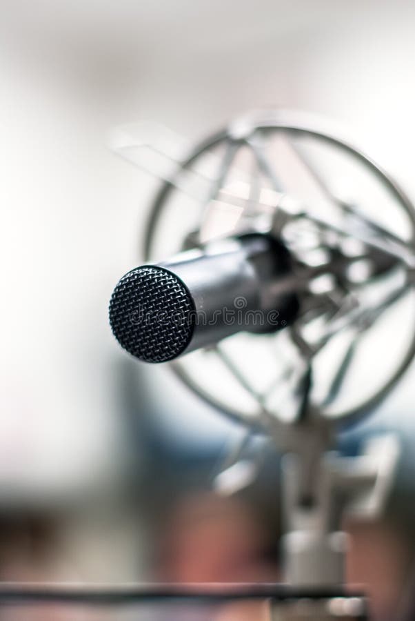 Professional Studio Microphone for Musician Stock Photo - Image of ...