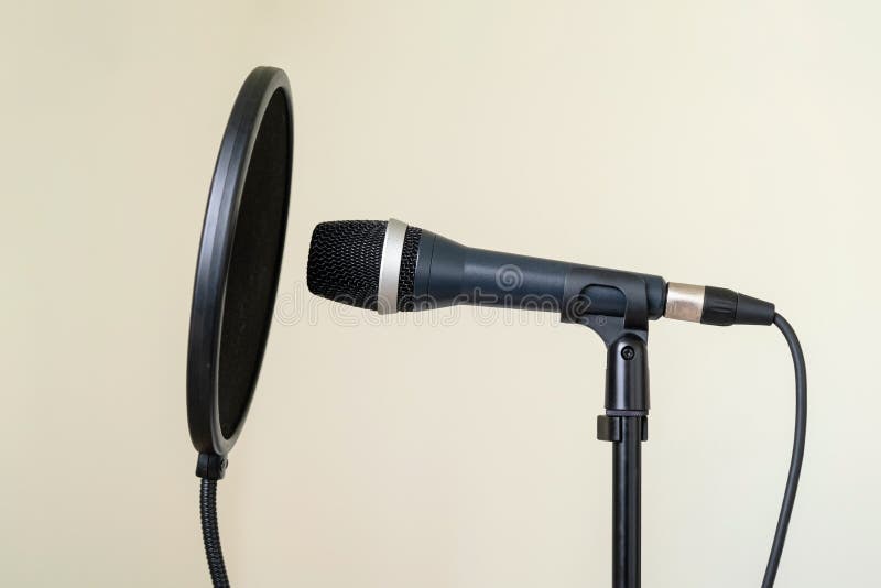 Closeup Of Microphone In The Courthouse. Justice System, Witness ...