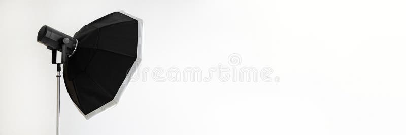 Professional Studio Softbox Lighting Equipment Isolated on White ...