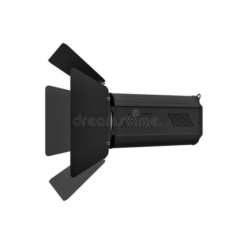Professional Studio Spotlight Side Perspective Stock Illustration ...