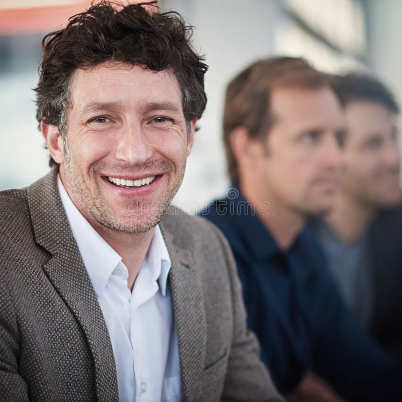 Professional Success is My Priority. Portrait of a Smiling Office ...