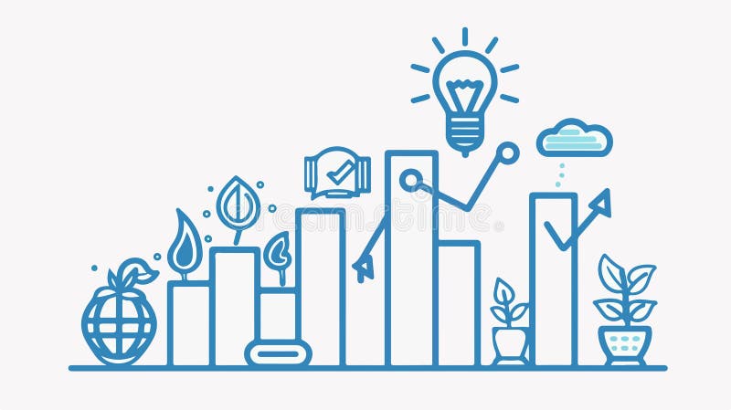 Professional Success Thin Line Icons Set for Career Progress in ...