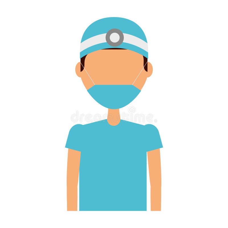 Professional Surgeon Avatar Character Stock Vector - Illustration of ...