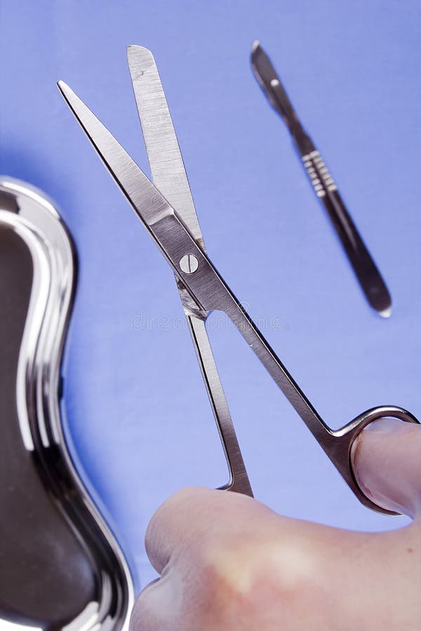 Professional Surgical Instrument Stock Image - Image of hand ...