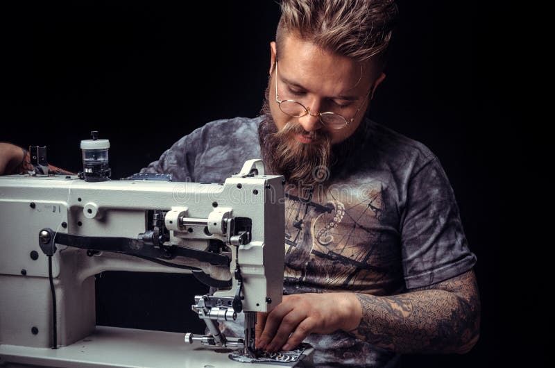 Professional Tanner Creating Leatherwork Stock Photo - Image of cobbler ...