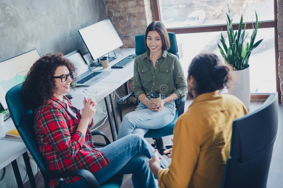 Professional Team Collaborating in a Bright Office Environment ...
