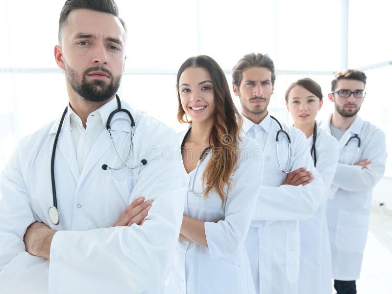 Professional Team of Doctors Therapists Stock Photo - Image of business ...