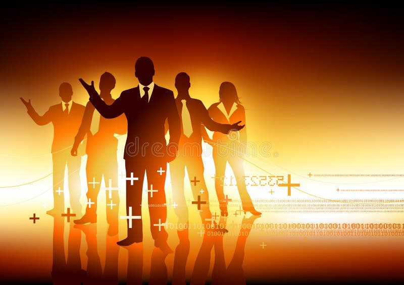 Professional Team Leaders stock vector. Illustration of confident - 7679709