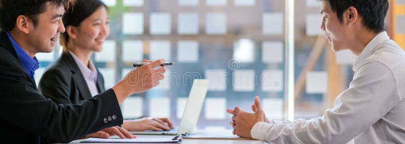 Professional Team are Working Together Happily Stock Photo - Image of ...