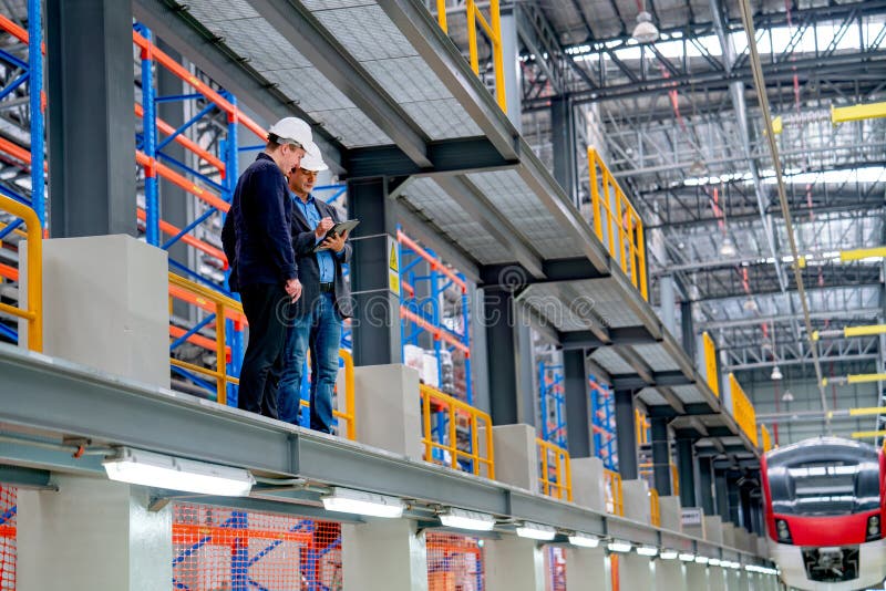 Vertical Image Back of Technician Worker with Safety Uniform Show Body ...
