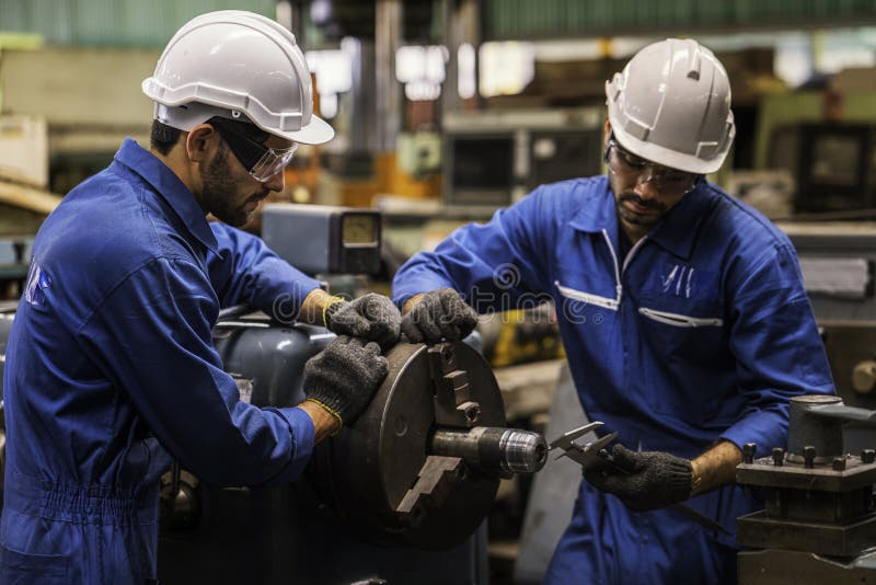 Professional Technicians and Engineers are Working in Industrial Plants ...