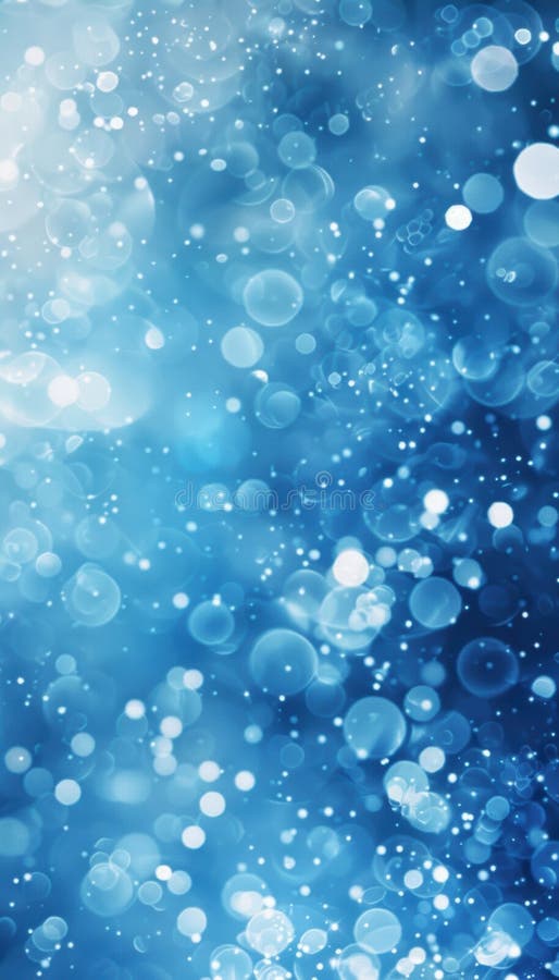 Professional Technology Background with Soft Blue Bokeh for Design and ...