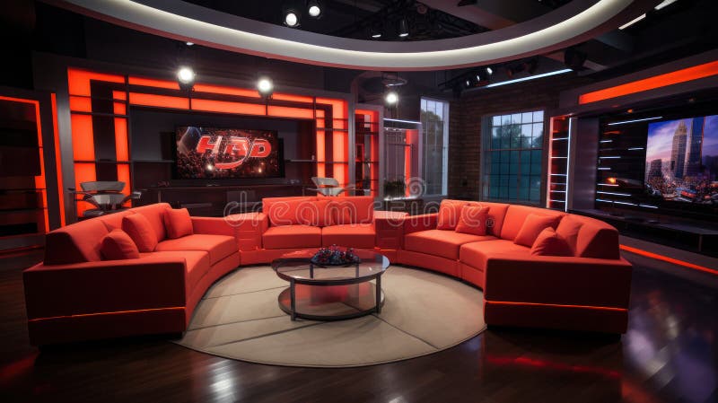 Professional Television Studio for Production Talk Show or Online ...