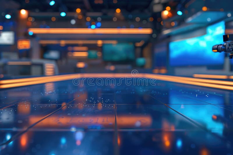 Professional Television Studio Setup, Ideal for Broadcasting Projects ...