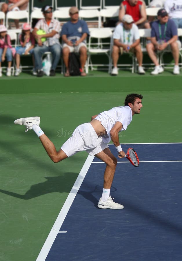 Professional Tennis Player. Editorial Photography - Image of indian ...