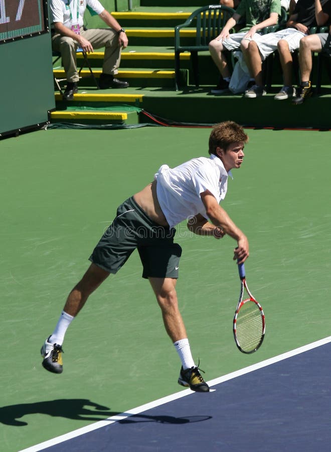 Professional Tennis Player. Editorial Image - Image of match, indian ...