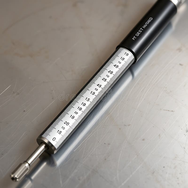 A Professional Torque Screwdriver with a Precision Scale Placed on a ...