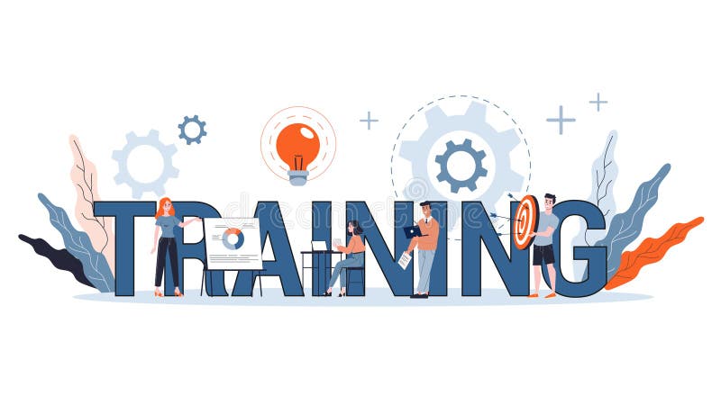 Professional Training Concept. Idea of Education and Coaching Stock ...