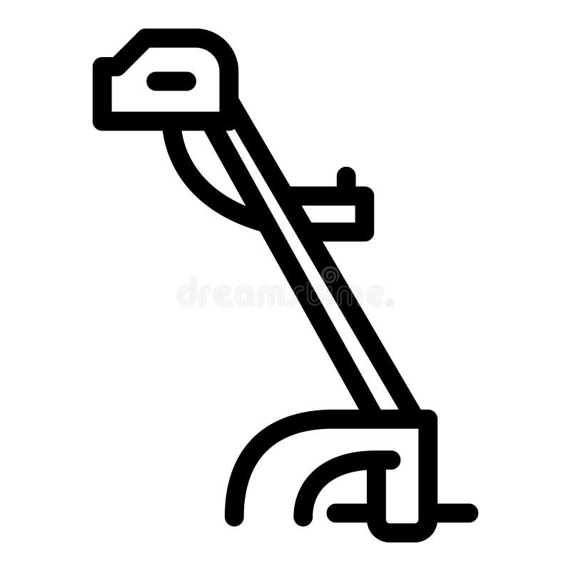 Professional Trimmer Icon Outline Vector. Garden Grass Stock Vector ...
