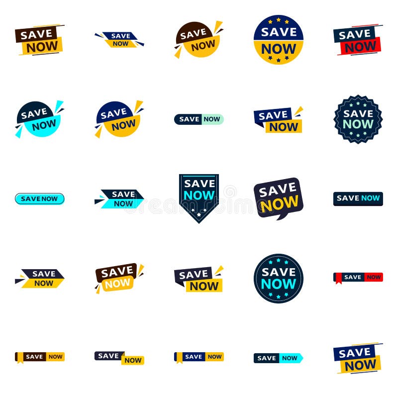 25 Professional Typographic Designs for Encouraging Saving Save Now ...